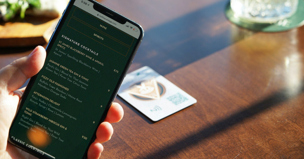 Touchless Menu | NFC and QR Code Menu for Restaurants Bars Hotels